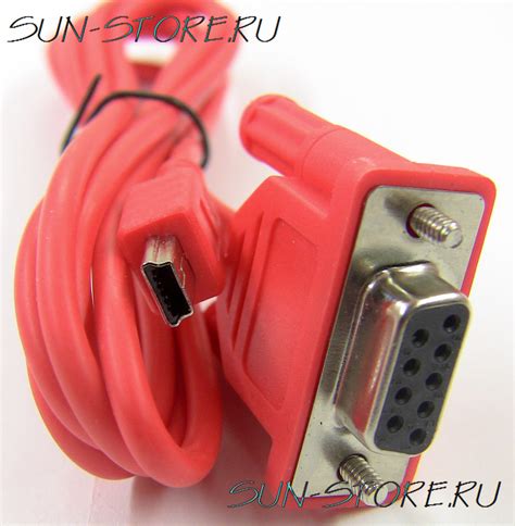 Кабель DB9 - mini USB (RS232 - miniUSB) (модификация GPS, 2 провода)