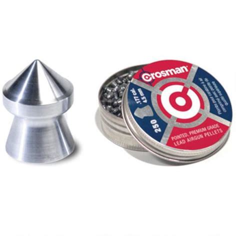 Bullseye North | Crosman Airgun Pointed Pellets .177 Caliber 7.4grs 250 ...