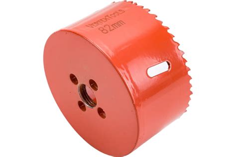 Коронка биметаллическая по металлу 82 мм vertextools 2525-82 - выгодная ...