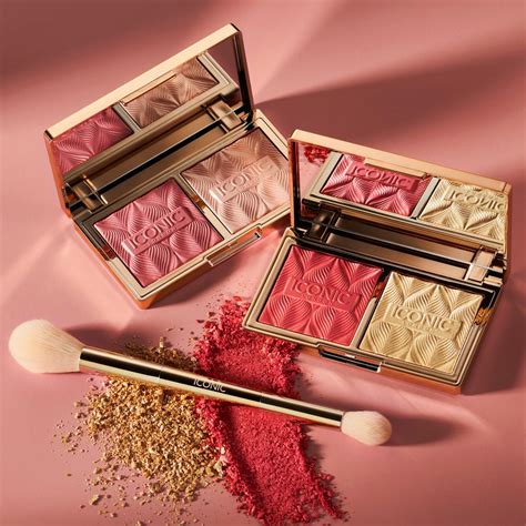 ICONIC London Highlight & Blush Duo Brush | lyko.com