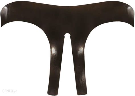 Latex Lateksowe Stringi Z Rozcięciem S-L - Ceneo.pl