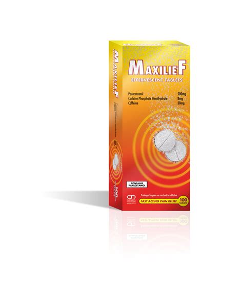 Maxilief Effervescent Tablets; Pack Size Change - Irish Pharmacy News
