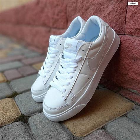Купить Женские кроссовки Nike Blazer low кожаные, летние кроссовки найк ...
