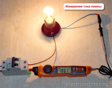 Измерить силу тока схемы подключения
