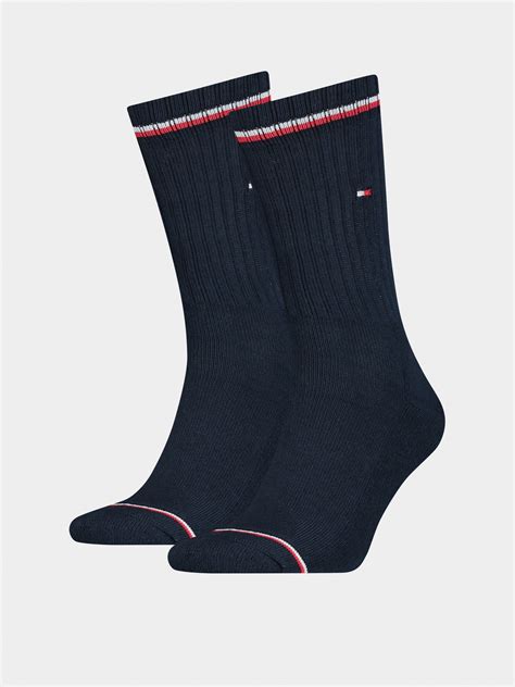 Набор носков Tommy Hilfiger 100001096322 для мужчин, цвет: Тёмно-синий ...