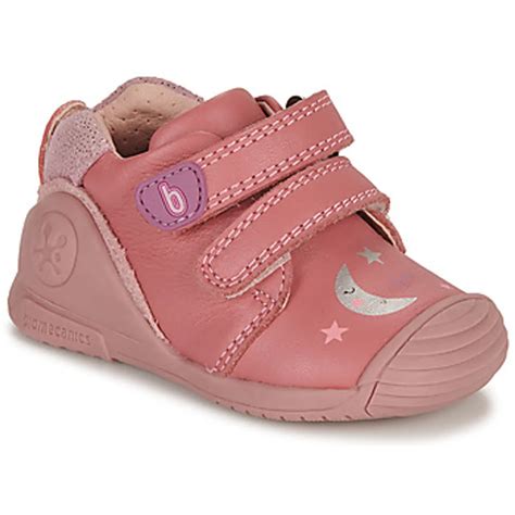Biomecanics BIOGATEO CASUAL girls's Children's Shoes (Trainers) in Pink ...