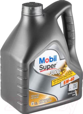 Mobil Super 3000 X1 5W40 / 152566 (4л) Моторное масло купить в Минске ...