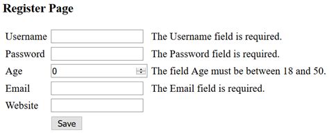 Forms Validation in ASP.NET Core Razor Pages - Learn Programming with ...