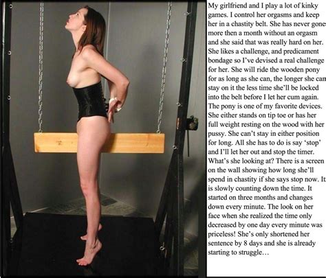 Long Term Female Chastity Belt Captions