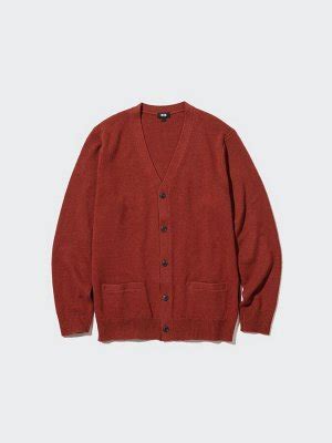 UNIQLO / Мужской кардиган, красный | АКЦИЯ! Мужская. Кардиганы мужские
