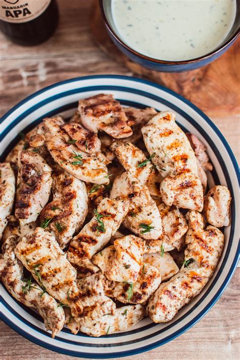 Потрясная закуска к пиву: куриное филе и соус "Блю Чиз" - kirilife