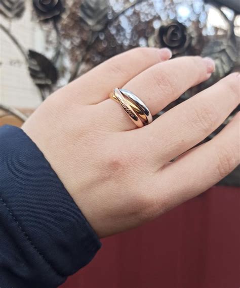 Купить Кольцо серебряное Картье тринити, цена 890 ₴ — Prom.ua (ID ...