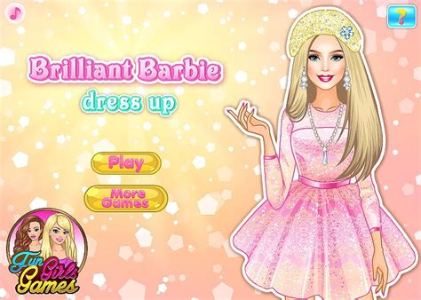 Игра Бриллиантовая Барби одевалка - играть Барби одевалки онлайн
