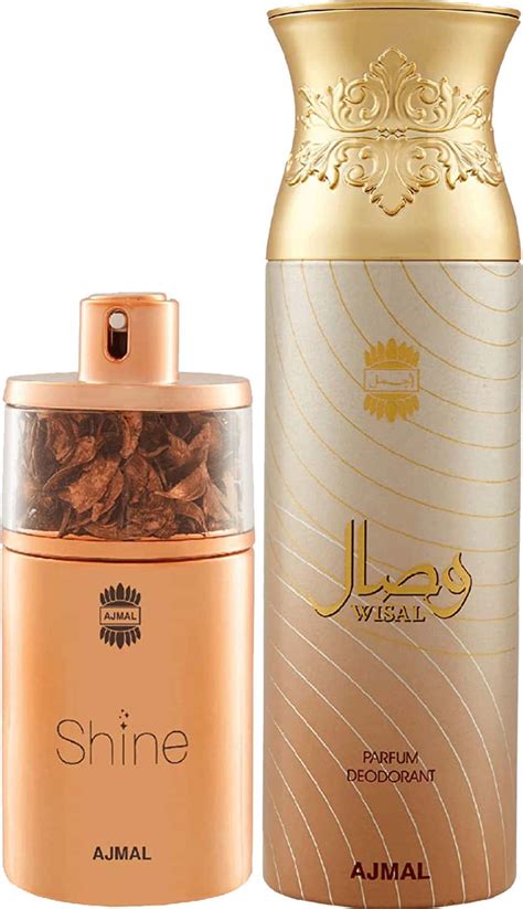Buy AJMAL SHINE EAU DE PARFUM POWDERY 75ML PERFUME FOR WOMEN AND SACRED ...
