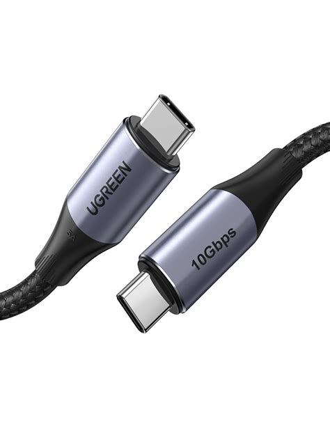 Кабель USB Type-C Ugreen USB-C 3.1 GEN2 Male To Male 5A Data Cable ...