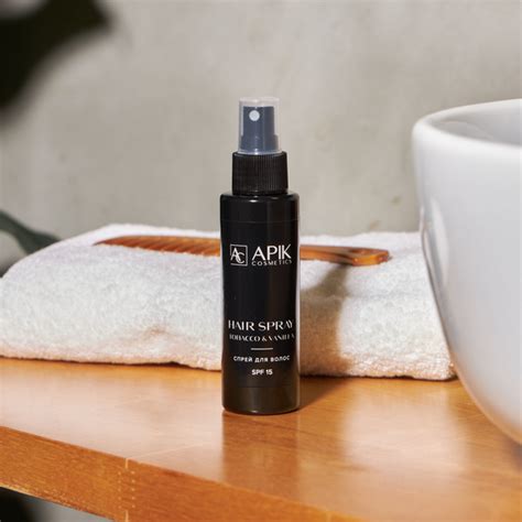Защитный спрей для волос SPF 15, аромат Tobacco & Vanilla APIK ...