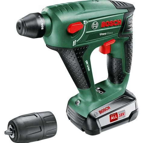 Bosch UNEO MAXX 18 LI 18v Cordless Rotary Hammer Drill | SDS Drills