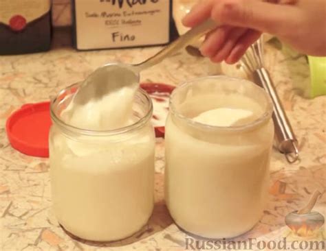 Рецепт: Домашняя сметана за 5 минут на RussianFood.com