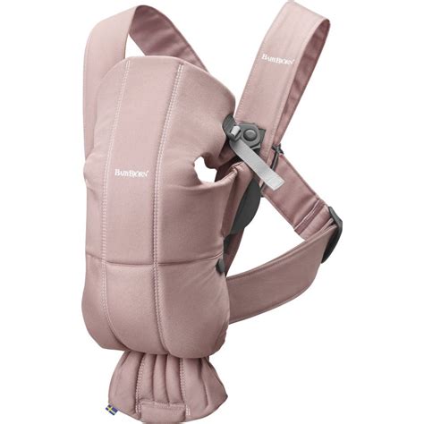BabyBjorn Baby Carrier Mini Cotton - Dusty Pink from www.babybabyonline ...