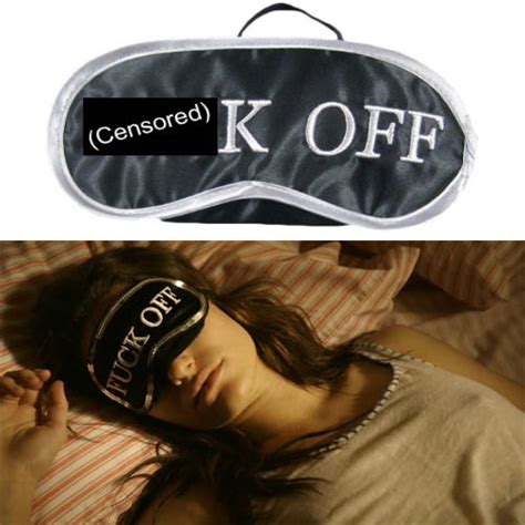 F*ck Off Sleep Mask - Shut Up And Take My Money