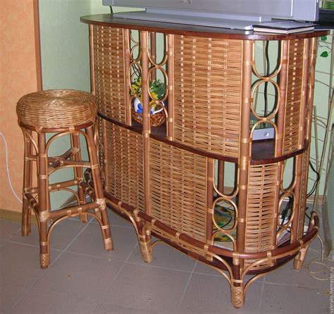 Wicker Bar Stools for Cafe