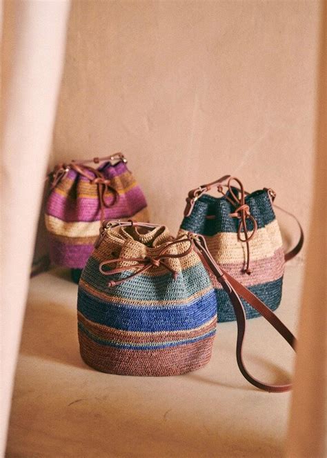 Вязаные сумки из рафии. Вдохновение от бренда Sezane | WarmEngineer ...