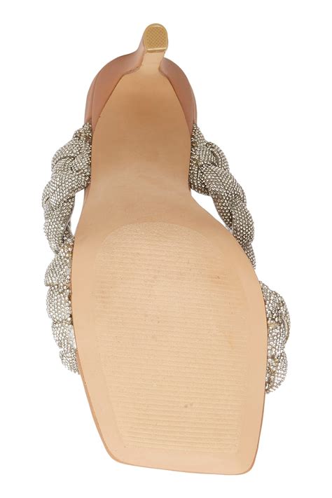 Steve Madden, Сандали Kenley с декоративни камъни, Сребрист, 37 - eMAG.bg