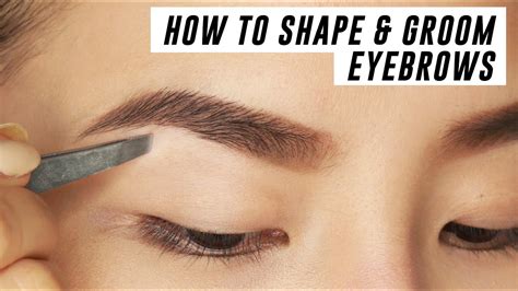 Eyebrow Tweezing Tutorial