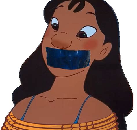 Nani tied up and gagged render 4 by adamhatson on DeviantArt