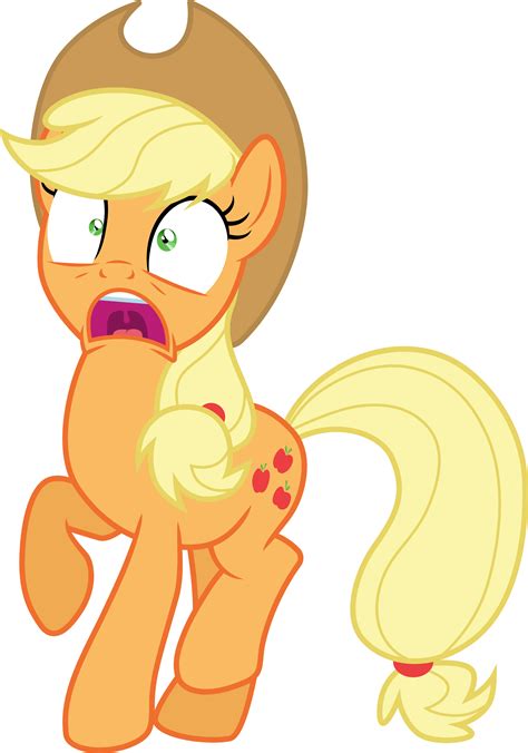 Panicking Applejack by CloudyGlow on DeviantArt