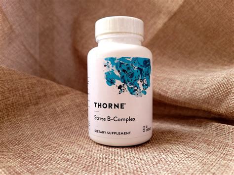 Thorne Research, комплекс витамины группы В, против стресса, 60 капсул ...