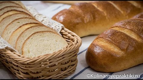 Батон "Нарезной". Вкусный, сливочный домашний хлеб по рецепту из ...