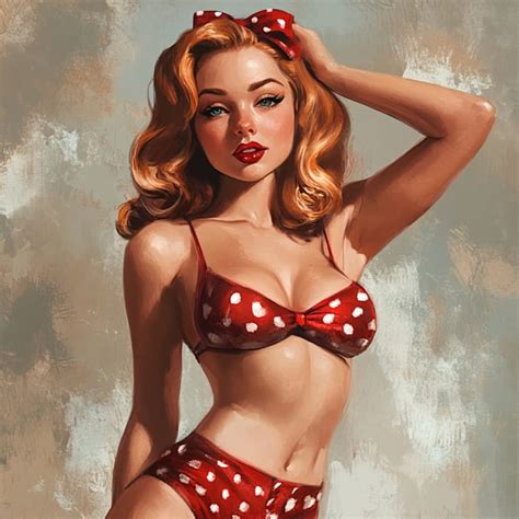 Design custom pin up girl portrait illustration by Holliedean1 | Fiverr
