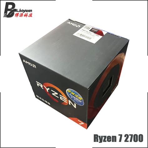 AMD Ryzen 7 2700 R7 2700 3.2 GHz Eight-Core Sinteen-Thread CPU ...