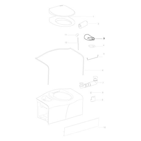 Thetford® 32320 - C402C Cassette® Control Panel - CAMPERiD.com