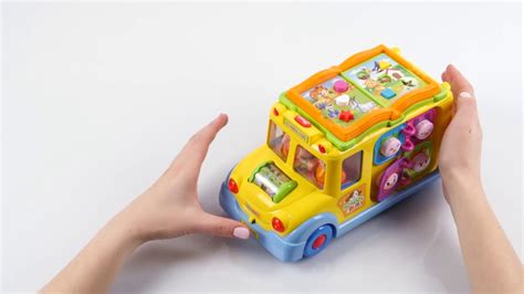 Игрушка "Школьный автобус" от Huile Toys - YouTube