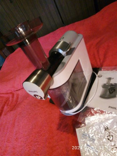 Внимание!за 1/3 цены!новая элитная,шнековая соковыжималка.philips hr ...