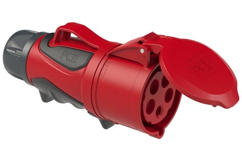 Кабельная розетка PCE 16А 400V 3P+N+E IP44 GRIP 2153-6 - выгодная цена ...