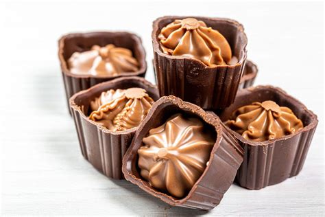 Chocolate candies on a white background - Creative Commons Bilder