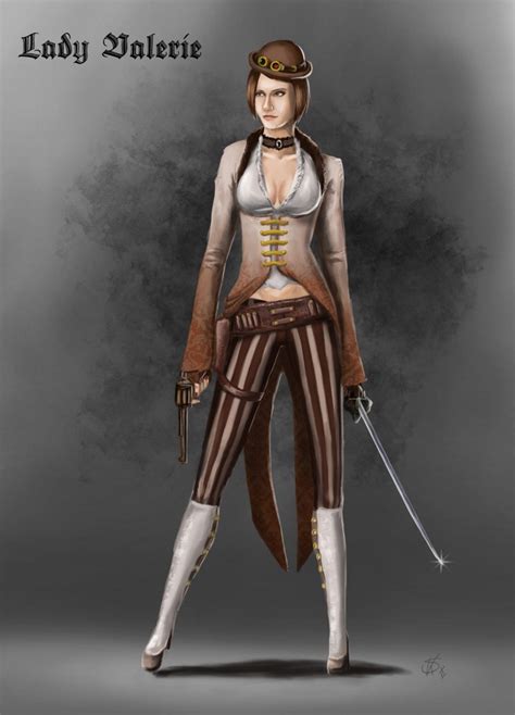 Lady Valerie Character Concept Design by Dinoforce on DeviantArt
