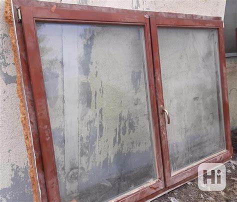 Dvoukřídlé euro okno 2020x1400mm (15560.) - bazar - Hyperinzerce.cz