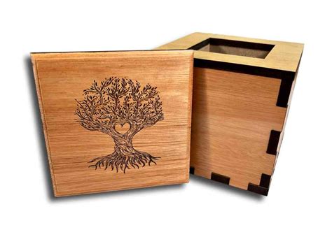 Secret Stash Puzzle Box *Heartwood" Edition* - Made fom Eucalyptus Wood ...