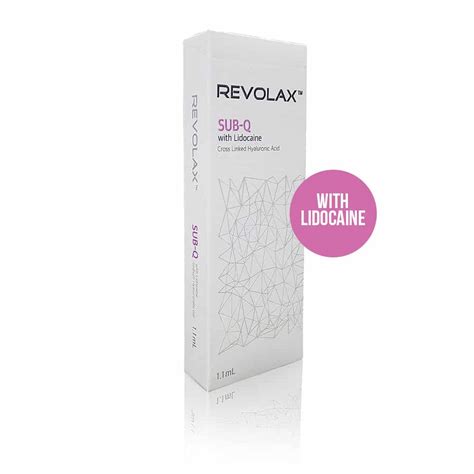 Revolax Sub-Q with Lidocaine 1 x 1.1ml – Fox Pharma