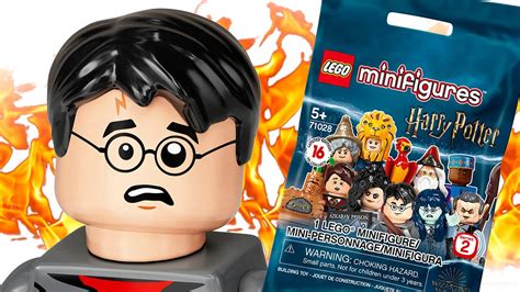 ГОРИТ ОТ LEGO! Minifigures 71028 / Минифигурки Гарри Поттер 2 - YouTube