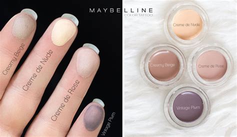 Тени Мейбелин Колор Тату (Maybelline Color Tattoo 24hr). Оттенки ...
