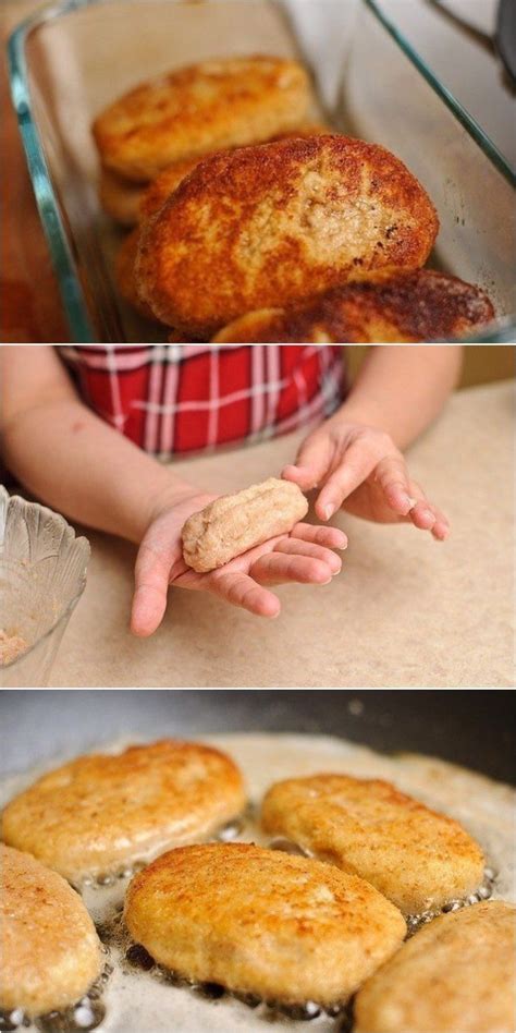 Куриные котлеты с сыром