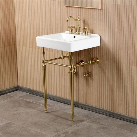 CKVPB2018W87 20-Inch Porcelain Console Sink Set with Widespread ...