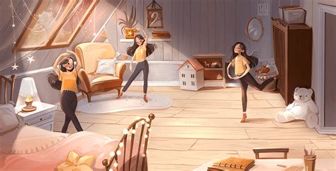 Children's book illustrations | «Я буду танцевать» :: Behance