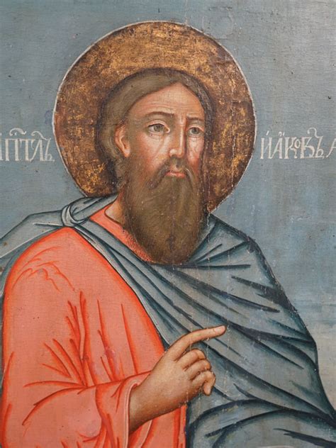 Икона «Святые Апостолы Иуда Иаковлев и Иаков Алфеев», дерево, левкас ...