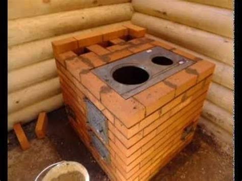 Отопительно-варочная печь своими руками с порядовкой. | Rocket stoves ...